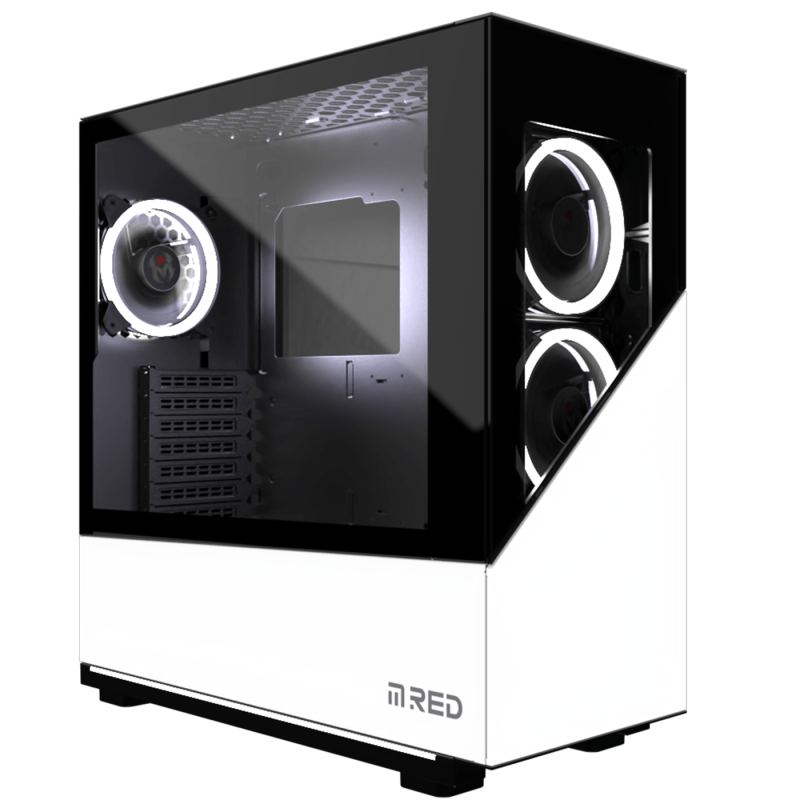 Boîtier Elite White Rainbow ARGB Micro ATX - M.RED - BT_M.RED_01500372
