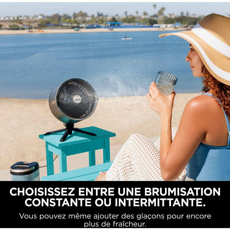 Ventilateur brumisateur FlexBreeze ProMist Gris - SHARK - FA300EU