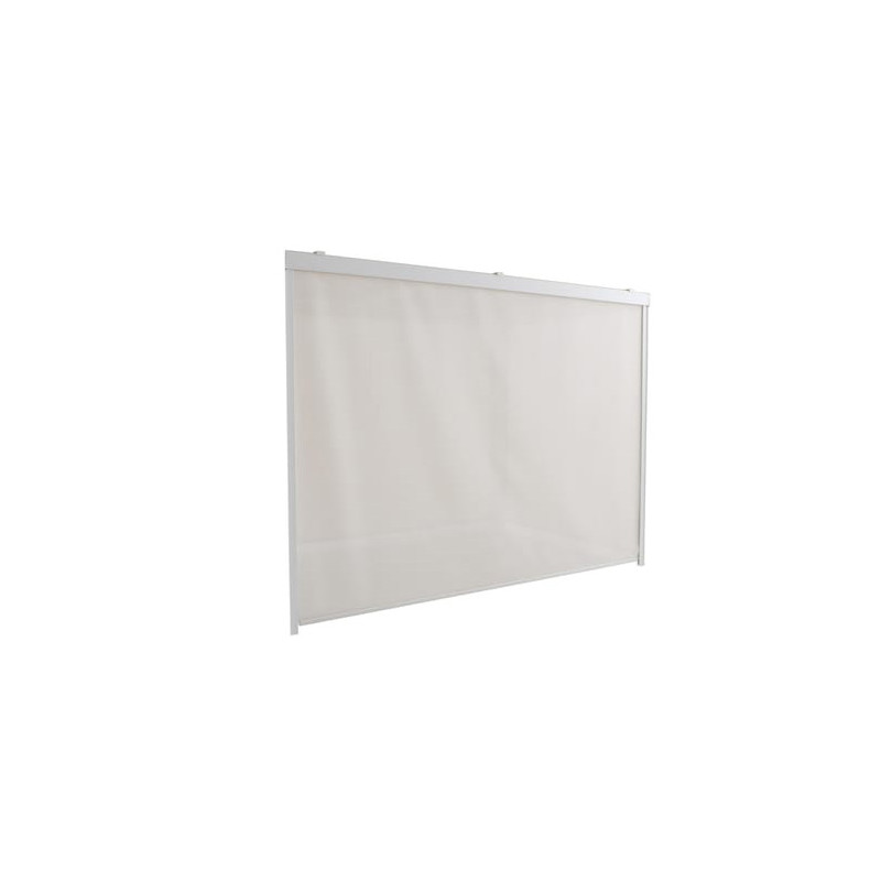 Store pour pergola Clima en textilène 210x334 cm Blanc - NATERIAL ...