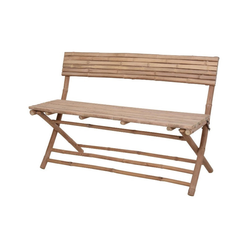 Banc en bambou - 120x37x80cm