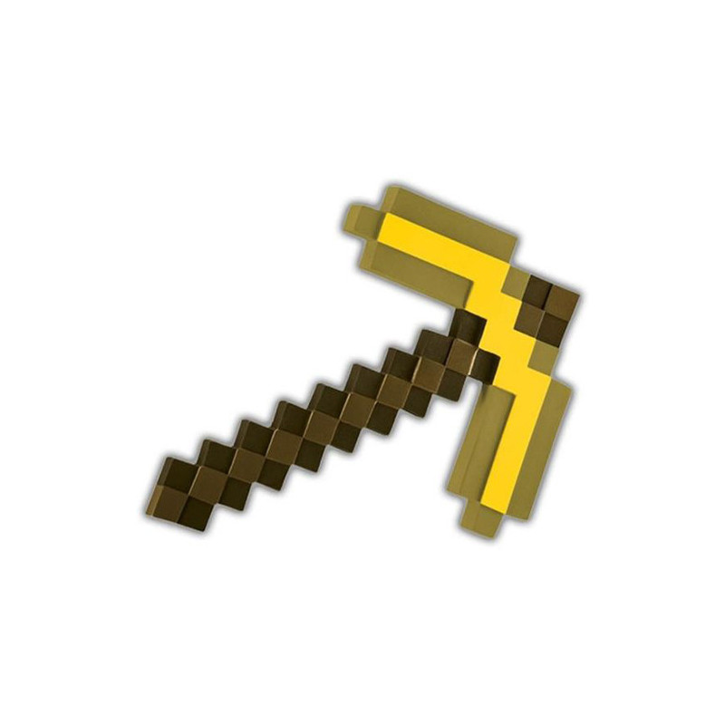 Pioche Minecraft Gold - JAKKS PACIFIC - 74680016164