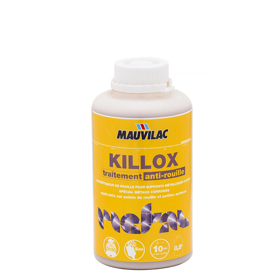 Convertisseur de rouille Killox Neutre 0.5L - MAUVILAC - 28312 - Ravate.com