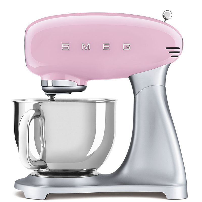 Robot pâtissier multifonction Année 50 4.8L Rose - SMEG - SMERSSMF02 ...