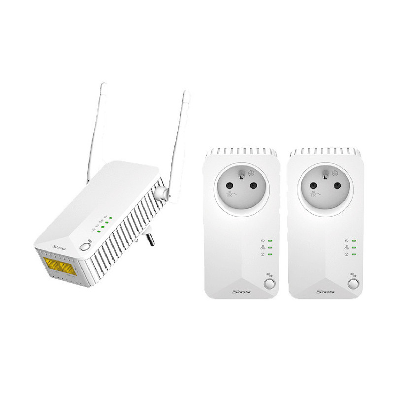 Adaptateurs CPL Wi-Fi 500 Mbps Blanc - STRONG - STRONG_CPL_5