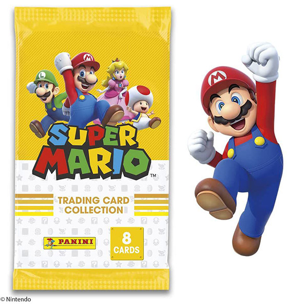 Boîte avec 8 pochettes + 3 cartes Édition Limitée Super Mario Trading ...