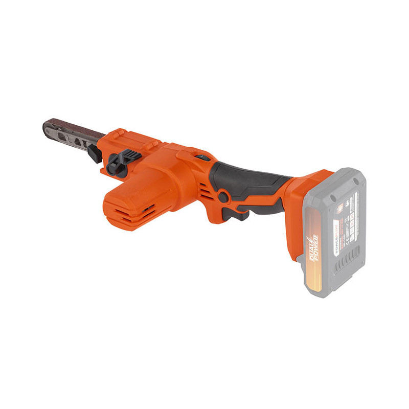 Lime/Ponceuse à Bande Dual Power 20V Noir/Orange - POWER PLUS