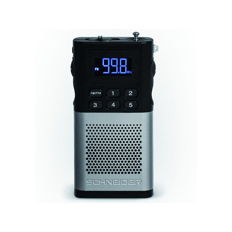 Radio Tuner Piccolo Audio/HiFi Noir/Argenté - SCHNEIDER - SC160ACLSIL
