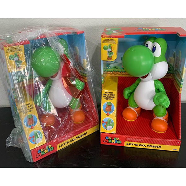 Figurine Super Mario "Let's Go, Yoshi!" Yoshi 36cm - NINTENDO ...