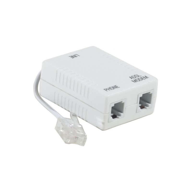 Filtre ADSL RJ45/RJ11 Blanc - GENERIQUE - ADA_ADSL_RJ45_RJ11