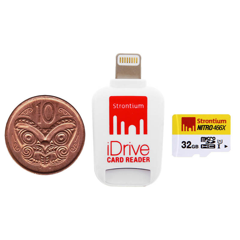 Carte MicroSD iDrive Nitro 32Go avec Lightning Blanc - STRONTIUM ...