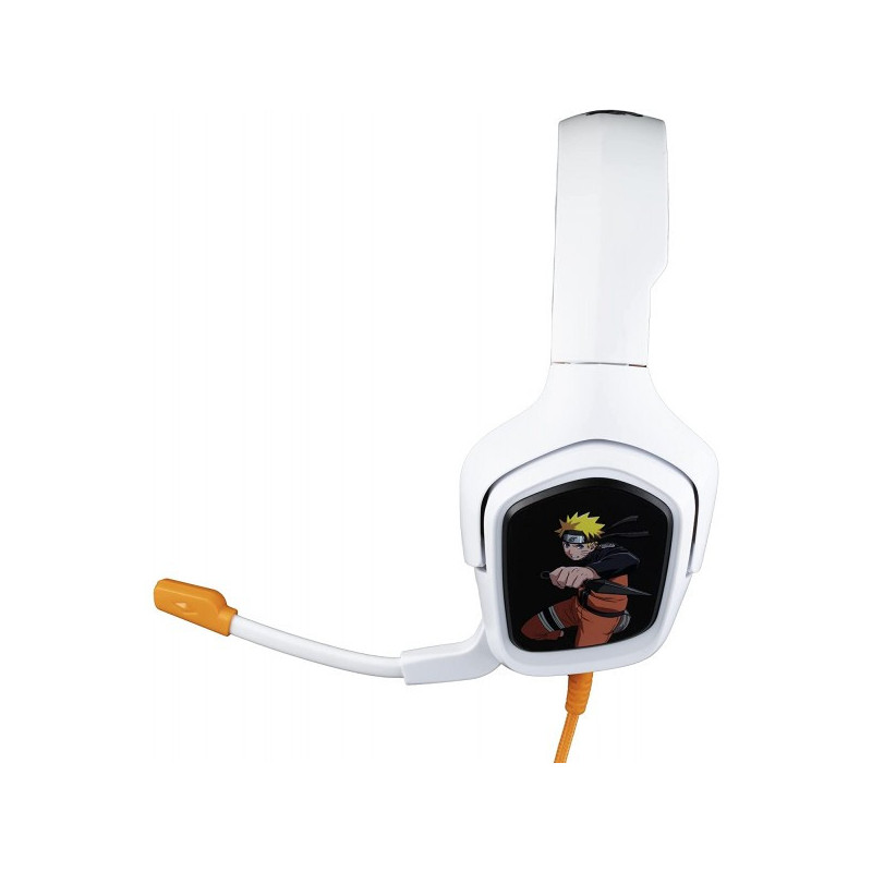 Casque gaming Naruto Blanc/Noir/Orange - KONIX
