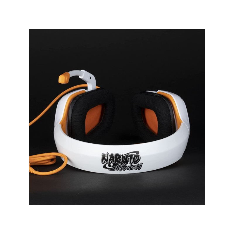 Casque gaming Naruto Blanc/Noir/Orange - KONIX
