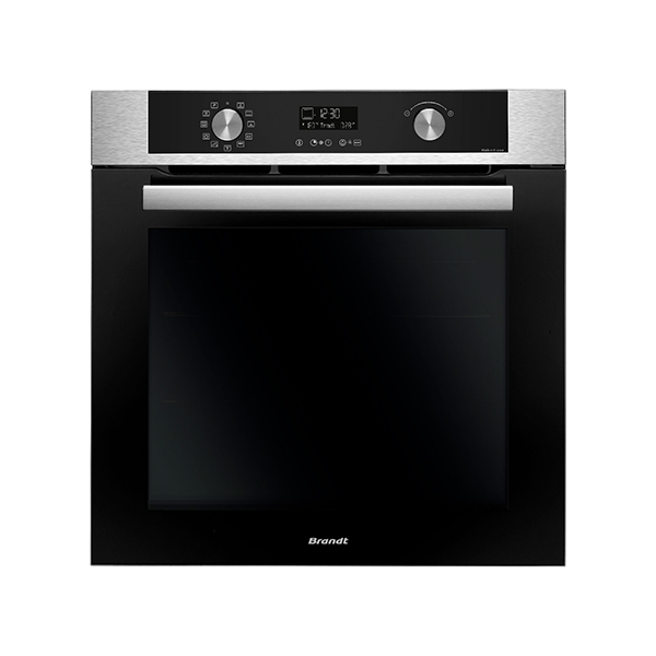 Four encastrable Multifonction Pyrolyse 67L Inox/Noir - BRANDT - Ravate.com