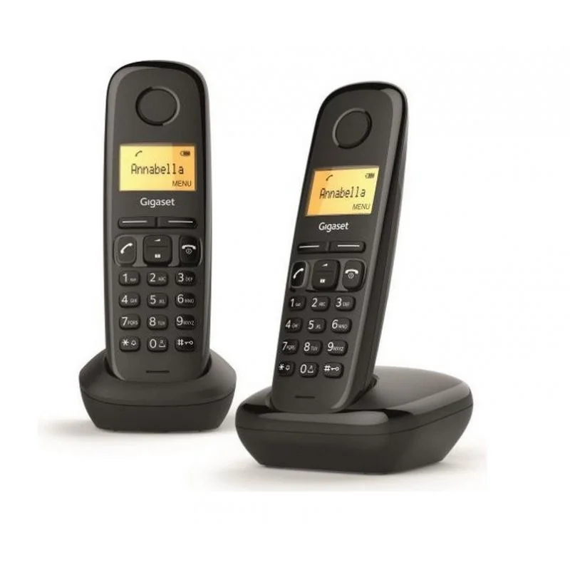 Téléphone sans Fil Duo Dect Noir - GIGASET - A170NDUO