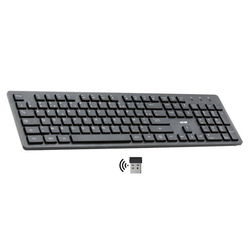 Clavier sans fil AZERTY Noir - APM - 100041