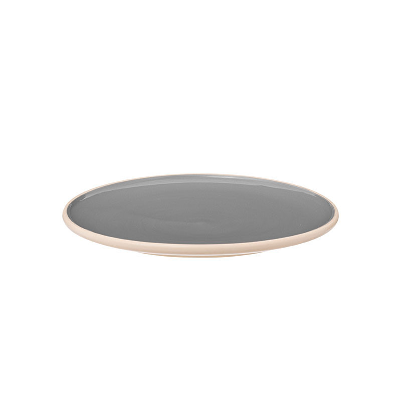 Assiette plate Asma Φ27cm Gris - SECRET DE GOURMET