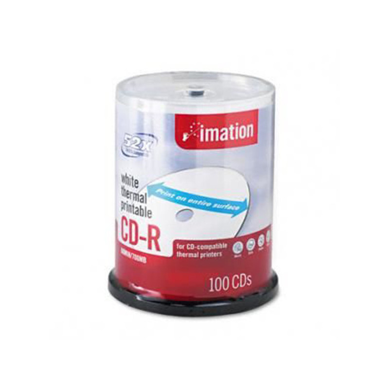 Pack CD-R Spindle 80min/700 mb 17274 Thermo print 100 pièces - IMATION ...