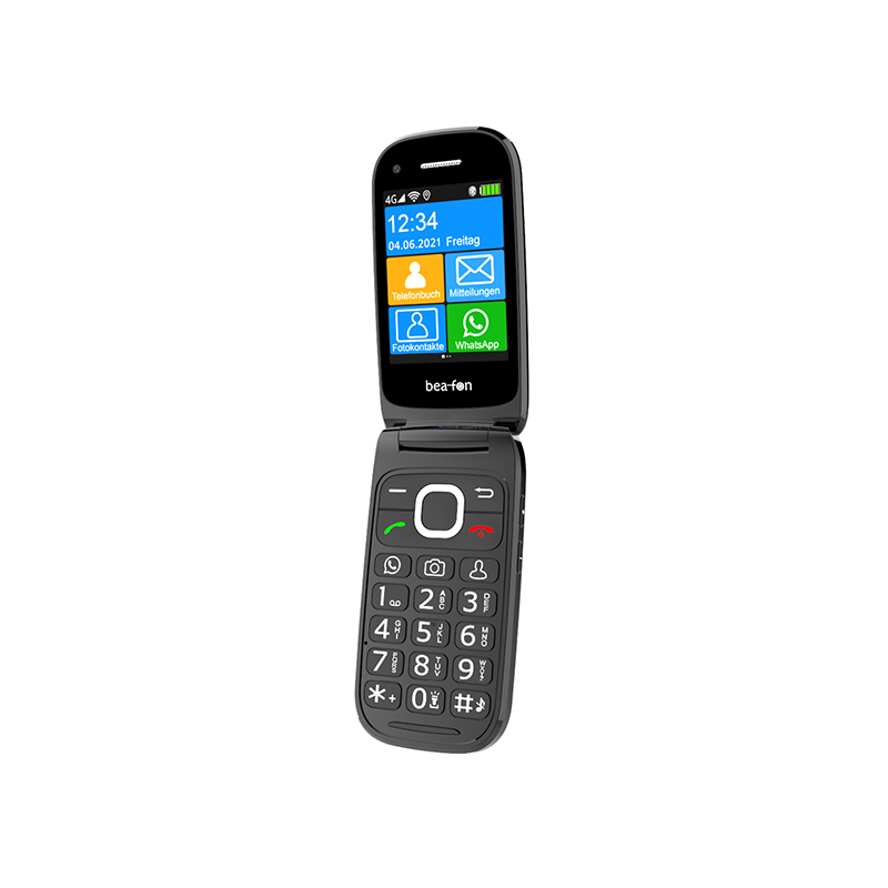 Téléphone clapet SL880 touch 4G Senior Noir - BEAFON - TELSL880EU001BBEAF