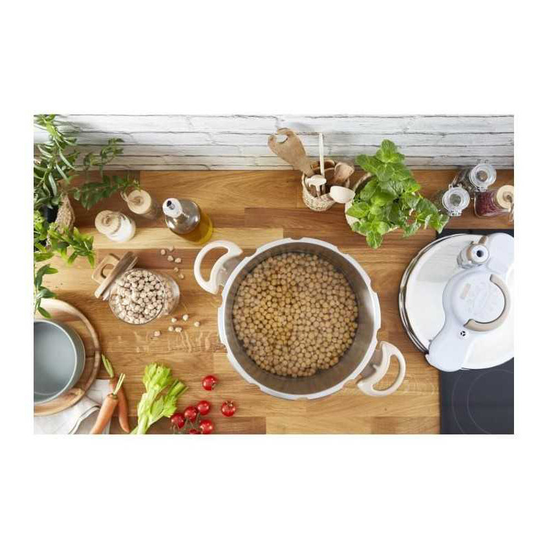 Cocotte minute Clipso Minut Eco Respect 7.5L Argent - SEB - P4624871