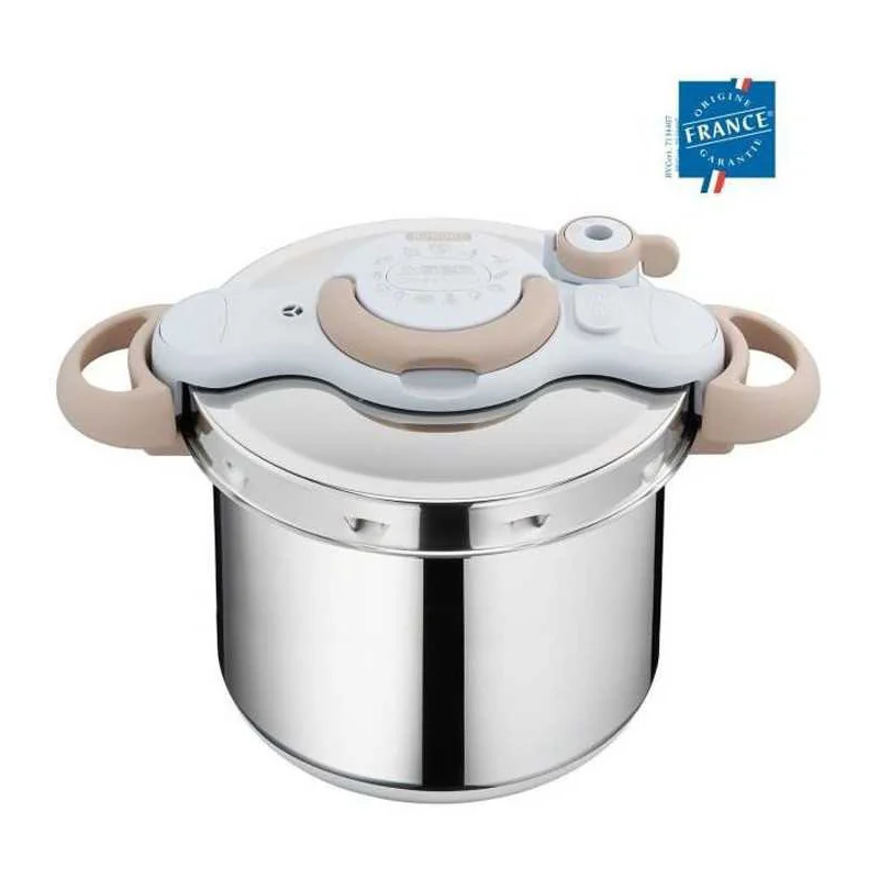 Cocotte minute Clipso Minut Eco Respect 7.5L Argent - SEB - P4624871