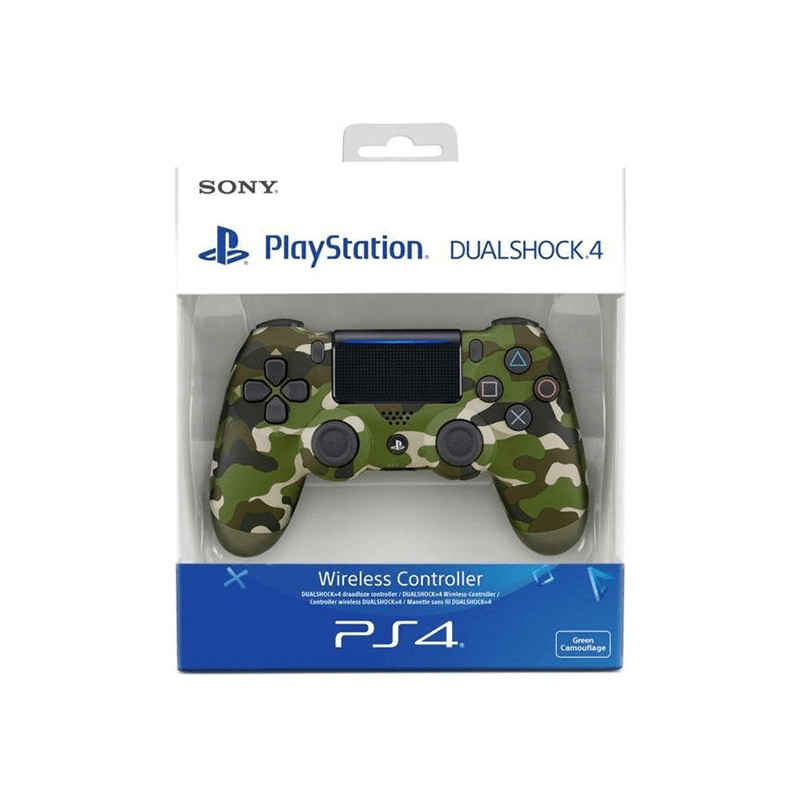 Manette Ps4 DualShock 4 V2 Vert camouflage - SONY- REC