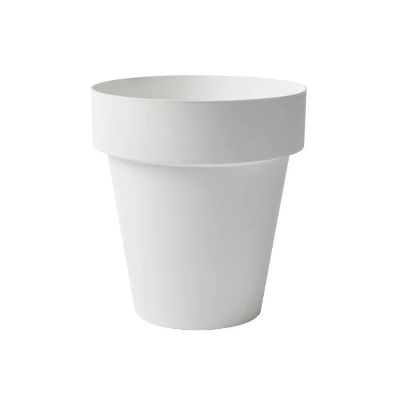 Pot rond Time Ø40cm Blanc - TERAPLAST - TER-3040237