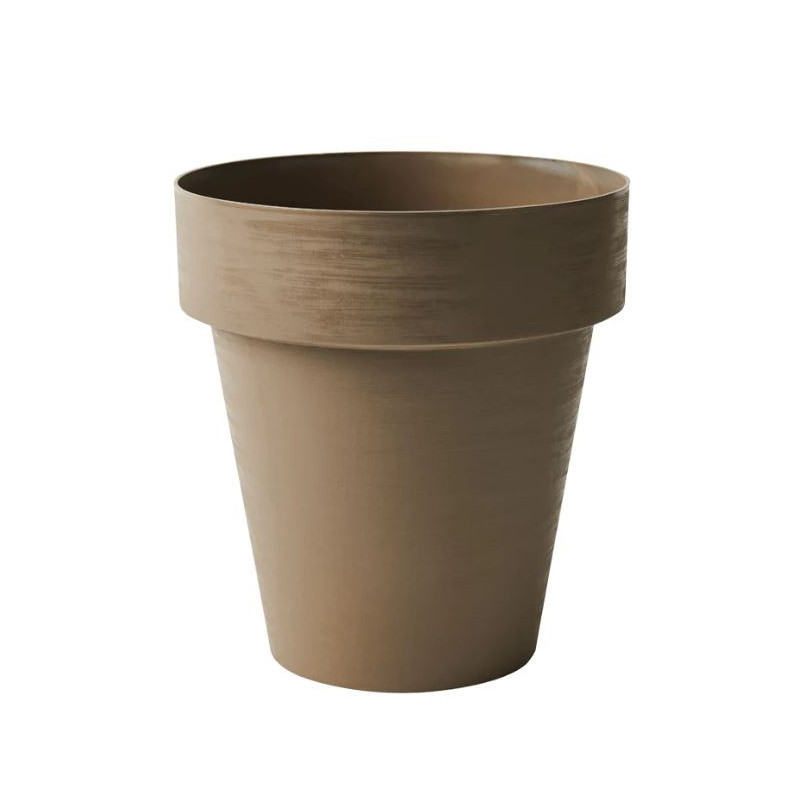 Pot rond Time Ø40cm Chocolat - TERAPLAST - TER-3040240