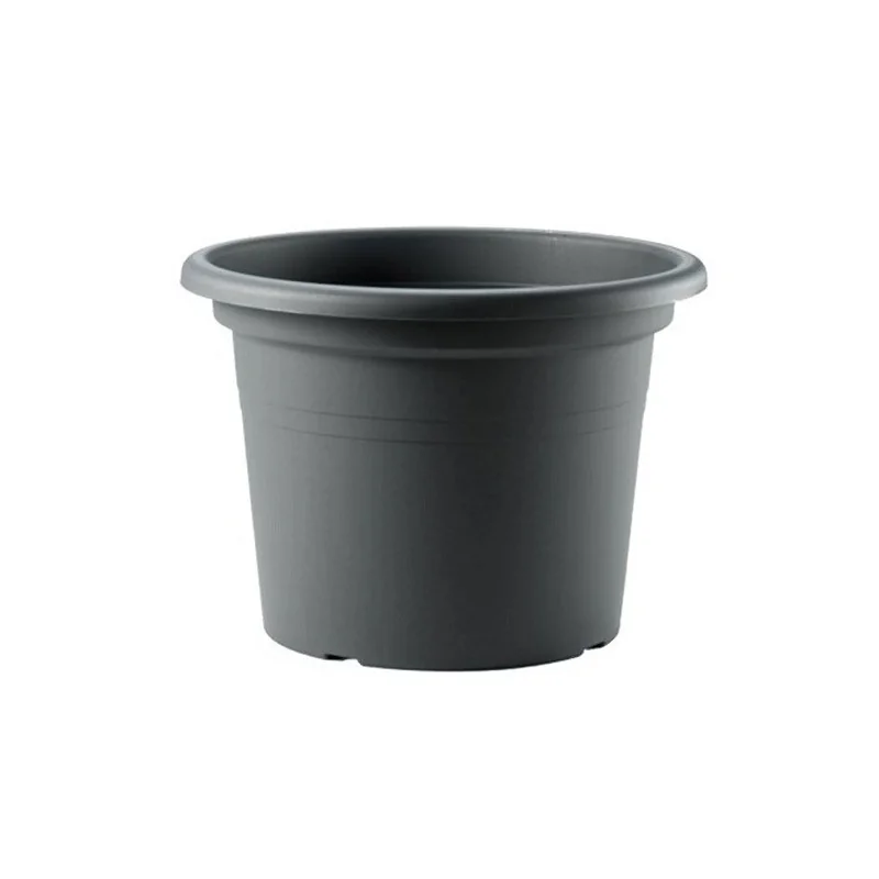 Pot cylindrique en plastique Basic Ø35cm Anthracite - TERAPLAST - TER ...