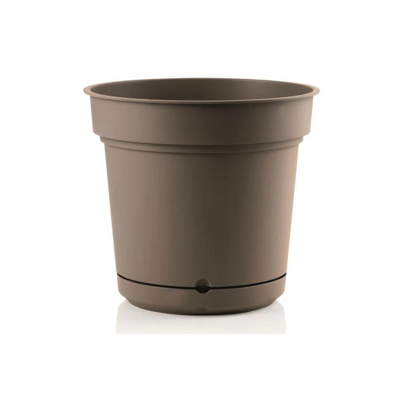 Pot rond Hydral Element Ø38cm Brun Wis - TERAPLAST - TER-7038406