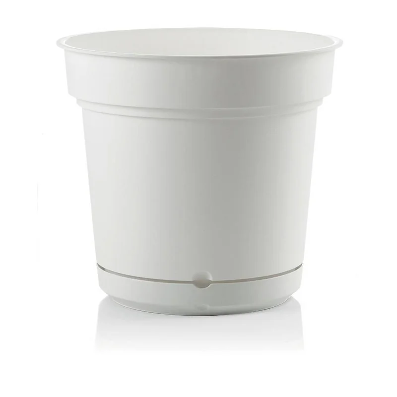 Pot rond Hydral Element Ø33cm Blanc - TERAPLAST - TER-7033022
