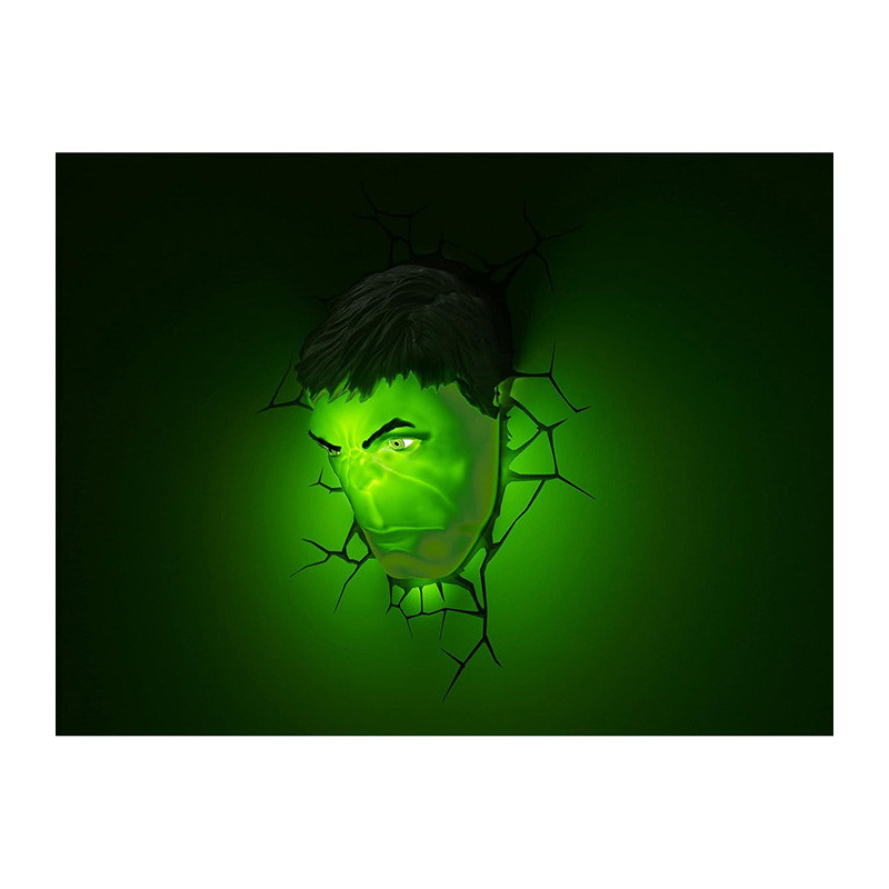 Lampe 3D Led Marvel Hulk - 3D LIGHT FX - 81670022249
