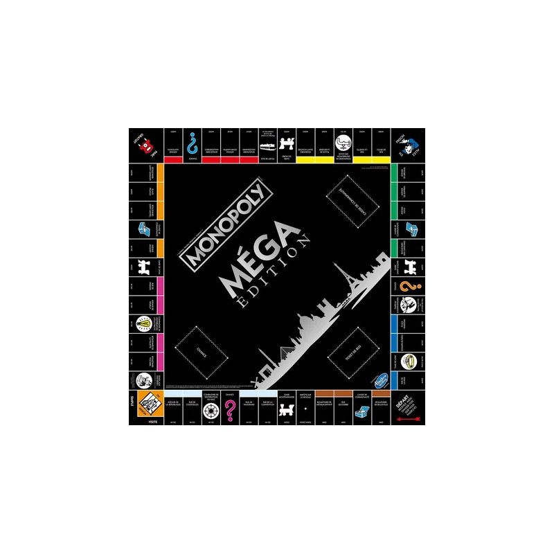 Monopoly Edition Mega - WINNING MOVES - Dès 8 ans