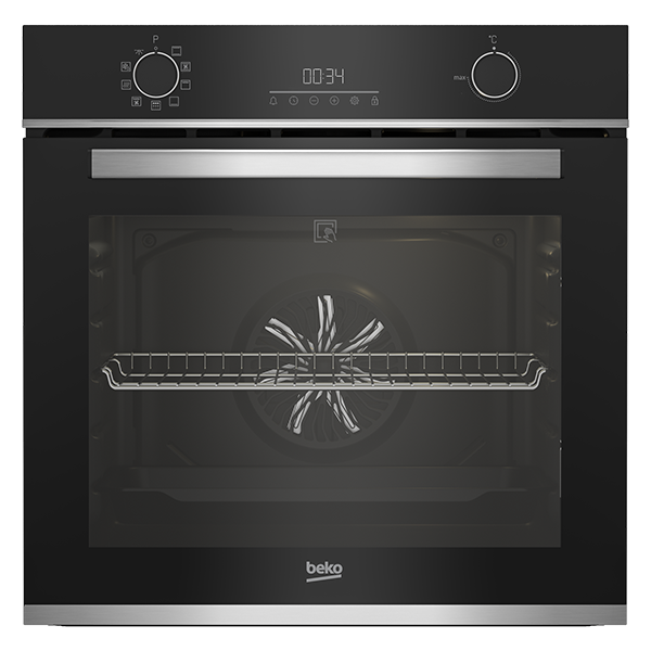 Four encastrable Multifonction Pyrolyse 66L Inox - BEKO - BBIE13301XFP ...