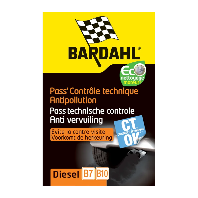 Pass contrôle technique diesel - BARDAHL - 9391