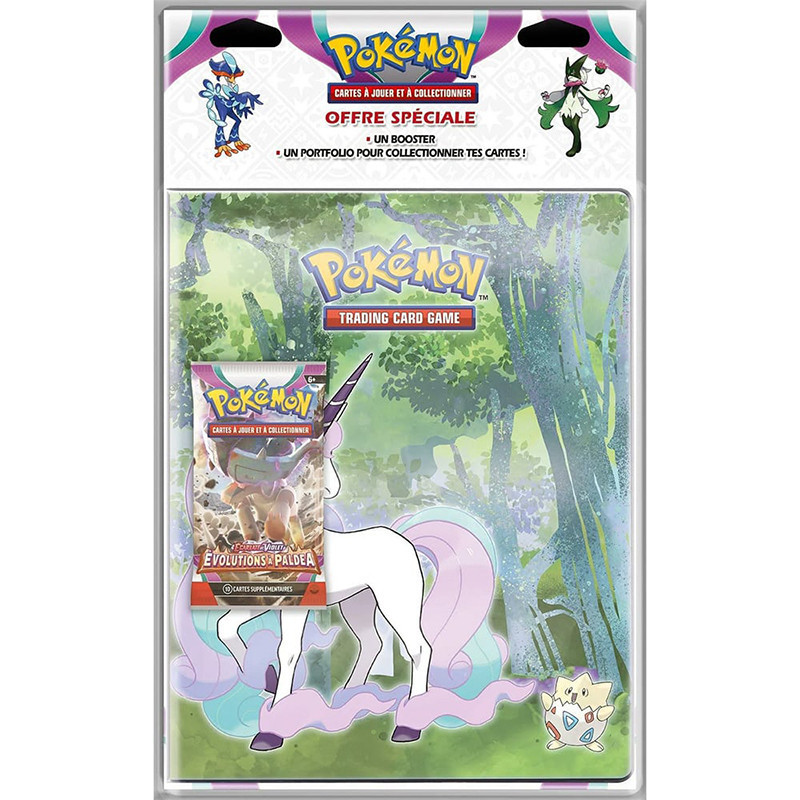 Portfolio avec booster Évolutions à Paldea - POKEMON - POB09EV02