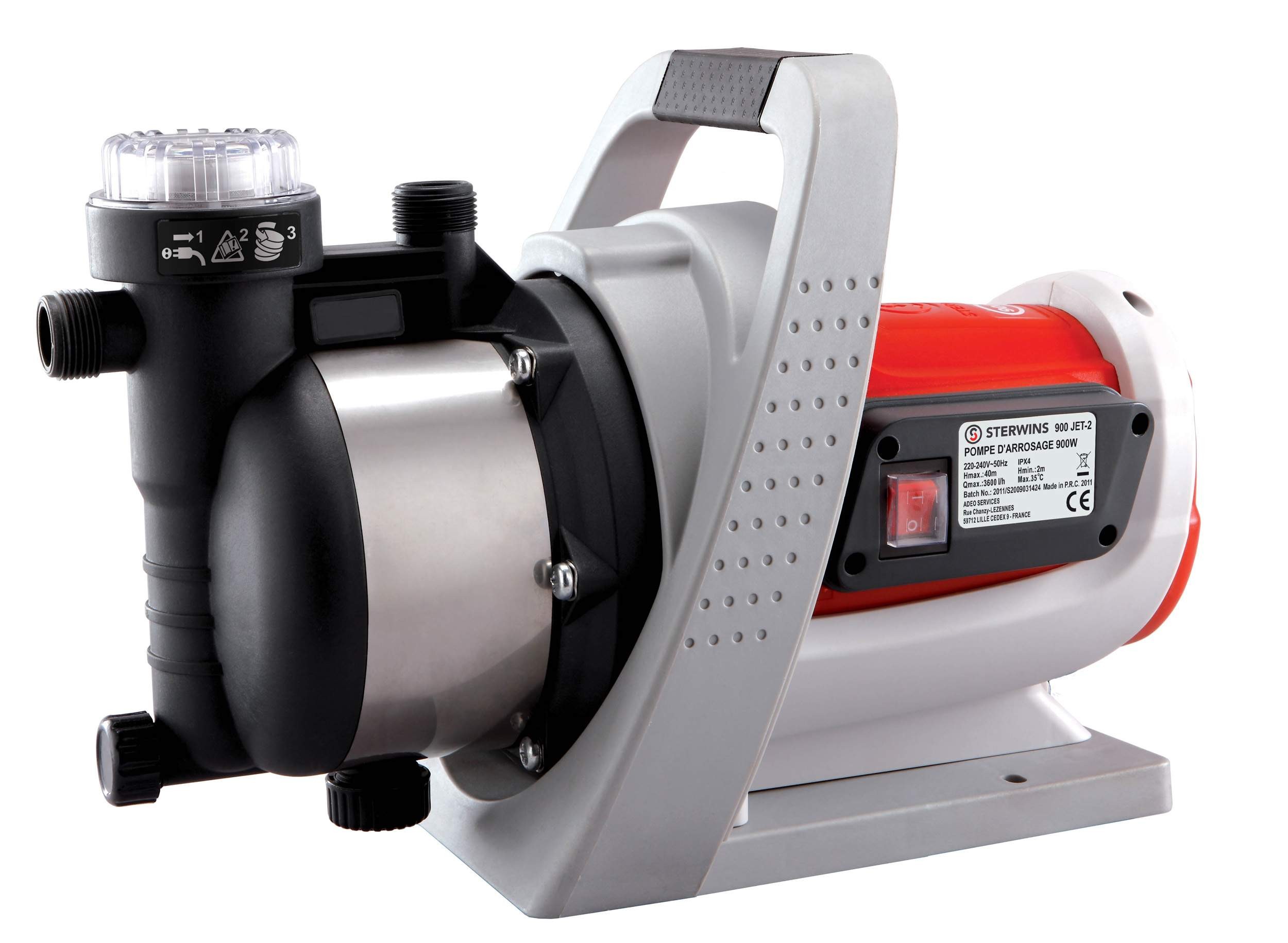 POMPE SURFACE 900W INOX