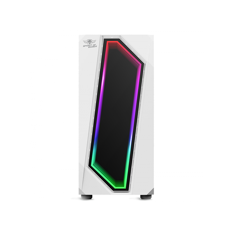 Boitier PC gaming ATX RGo Infinity Artic Blanc - SPIRIT OF GAMER ...