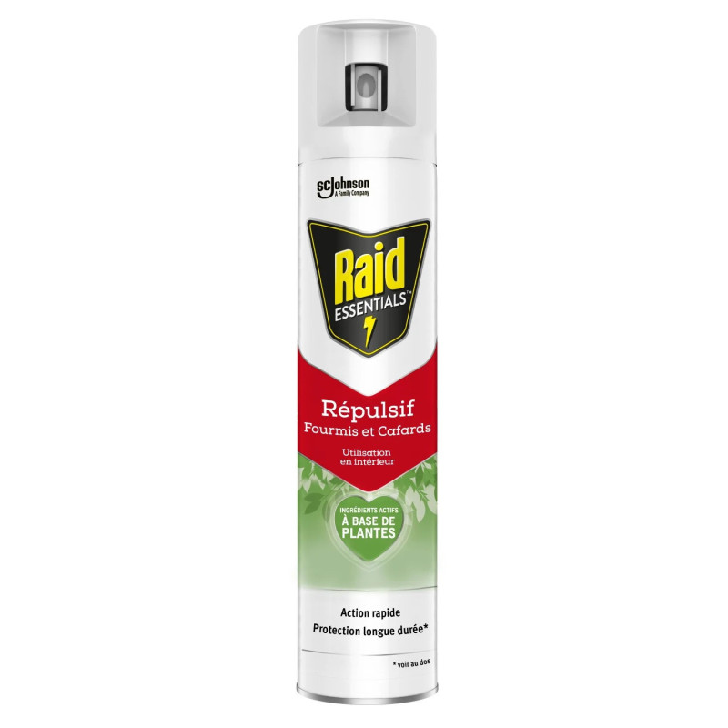 Spray répulsifs anti-rampants à base de plantes 300mL - RAID ESSENTIALS ...