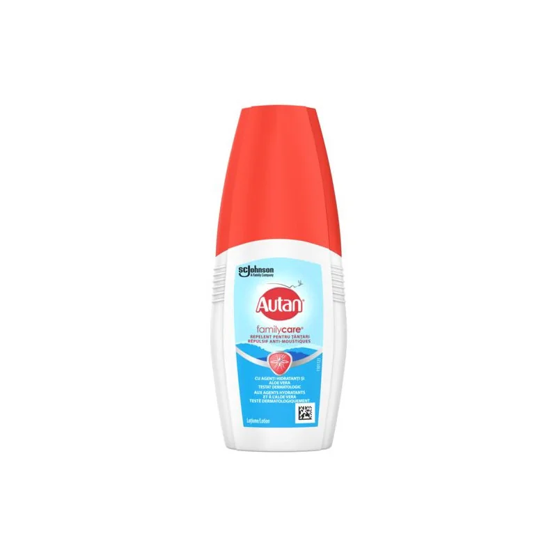 Lotion anti-moustiques Family care 100mL - AUTAN - 14231