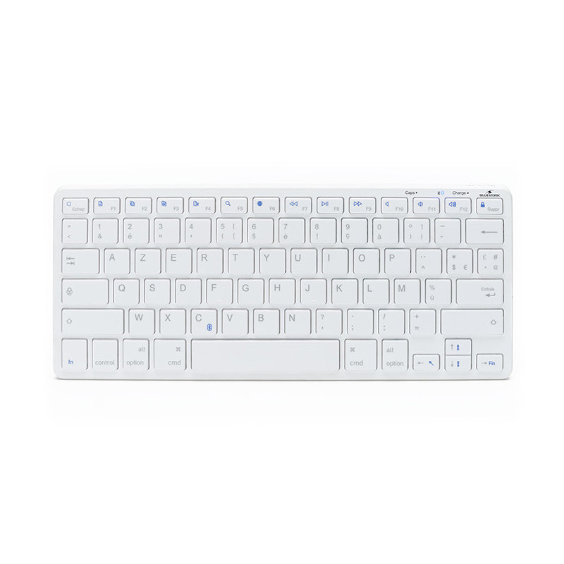 Clavier sans fil KB-Mini Mac R AZERTY Français Blanc - BLUESTORK - BS ...