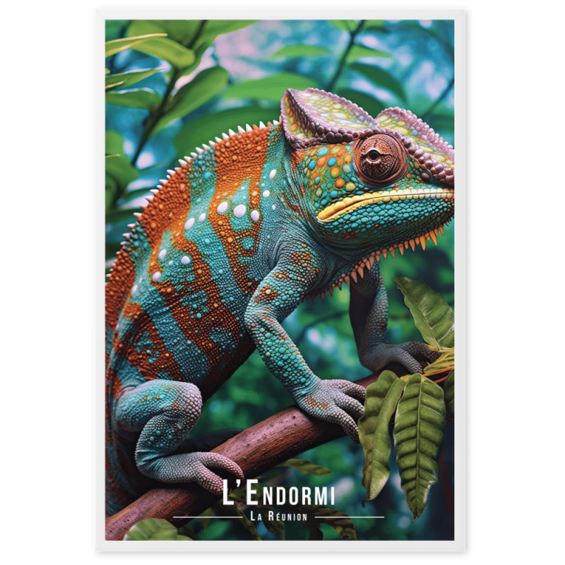 Cameleon de la reunion 61 × 91 cm