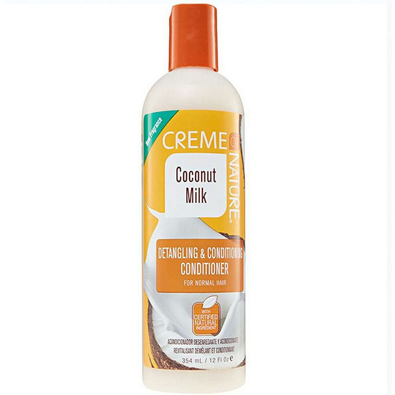 Après-shampooing démêlant et revitalisant Coconut Milk 350mL - CREME OF ...
