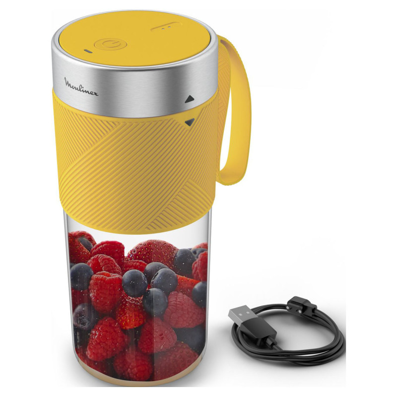 Blender Lightmix 500W 0,3L Jaune - MOULINEX - LM1C0210