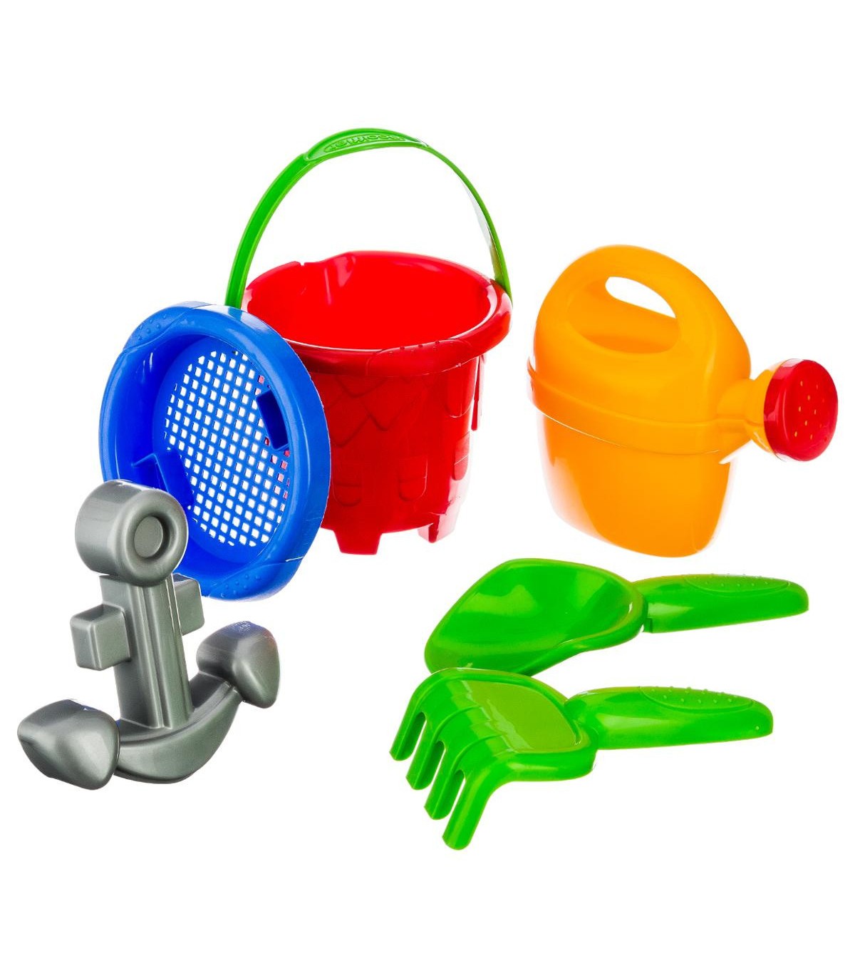 Jeu Seau Plage Château 10 cm Garni - Ravate.com