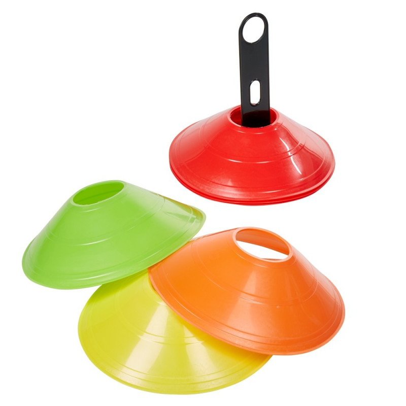 JEU SPORT ENFANT Plot avec support de rangement x 16