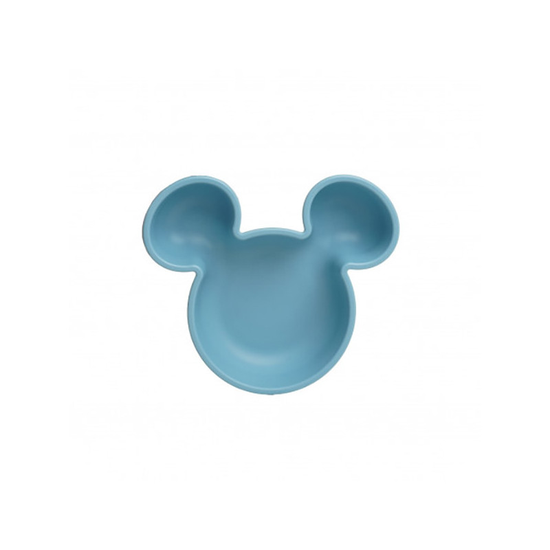 Bol Micro-ondable Silhouette Tête de Mickey Bleu - DISNEY BABY - STO-13310