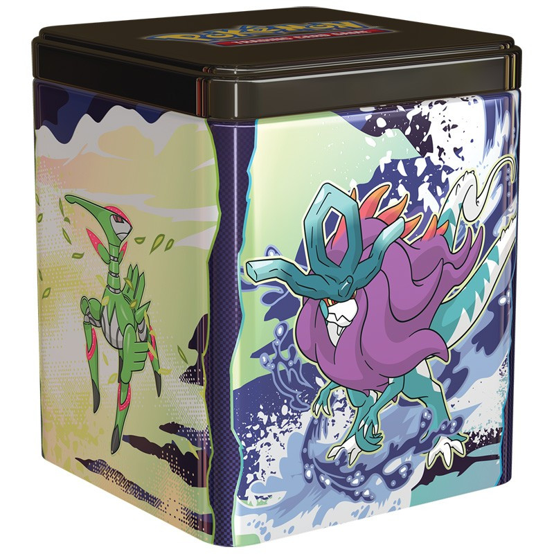 Boîtes empilables Pokémon Tin Cube 2025 - ASMODEE - POKCUBTIN04