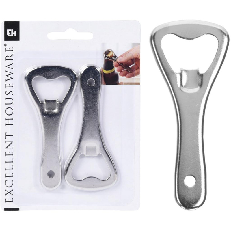 SET 2 OUVRE BOUTEILLE METAL 9CM