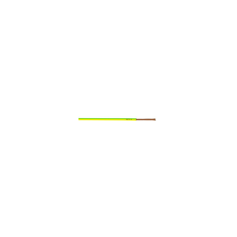 CABLE HO7VR 16MM2 VERT/JAUNE DEMI TOURET 100M