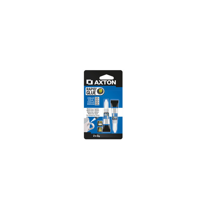 SUPER GLUE GEL AXTON 2X3G CYANOACRYLATE